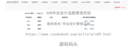 基于jsp spring mybatis的ssm毕业设计选题管理系统 csdn博客