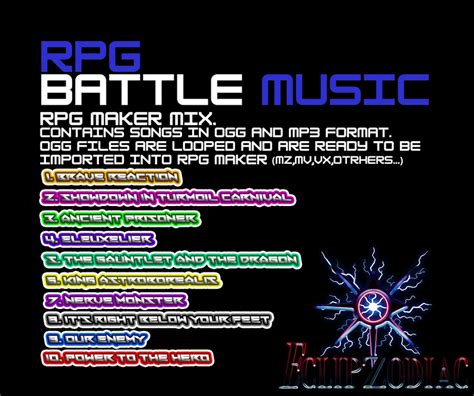 Rpg Battle Music Rpg Maker Mix V1 375 By Eclipzodiac