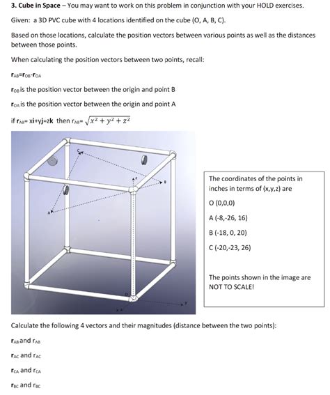 Solved 3 Cube In Space You May Want To Work On This Chegg Com