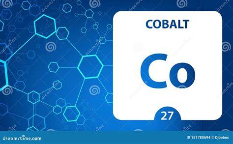 Cobalt 27 Element Alkaline Earth Metals Chemical Element Of Mendeleev Cobalt 27 Element Alkaline Earth Metals Chemical Element Of Mendeleev