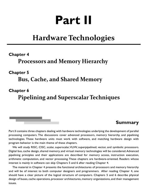 Chapter 04 Processors And Memory Hierarchy Download Free Pdf Instruction Set Central
