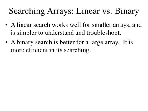 Ppt 88 Sorting And Searching Arrays Powerpoint Presentation Free Download Id5934104