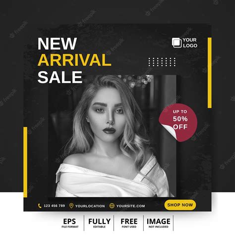 Premium Vector Stylish Square Fashion Social Media Collection Post