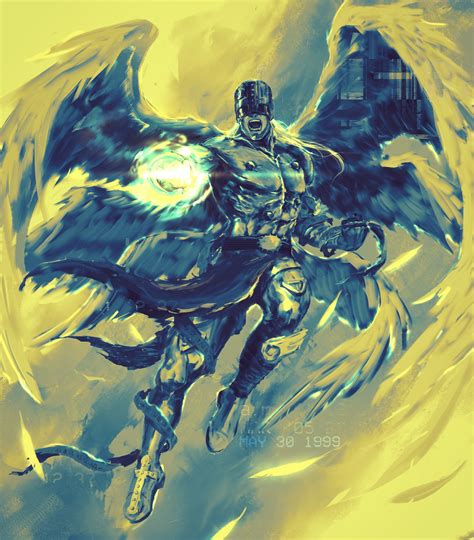 Angemon Digimon Drawn By Shimhaq Danbooru