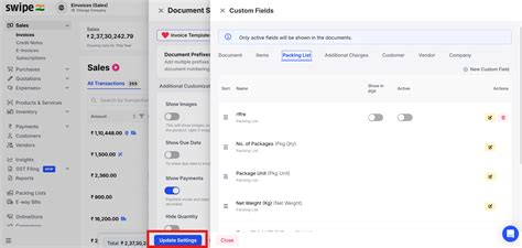 How To Add A Custom Field For The Packing List On The Web General