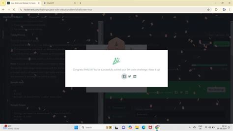 Finished Hackerrank Coding Challenge Ahalya Srirama Posted On The Topic Linkedin