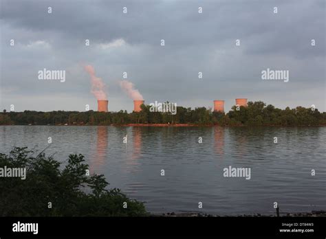Nuclear Power Plant Npp Located On Three Mile Island In The