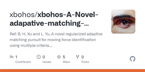Github Xbohosxbohos A Novel Adapative Matching Pursuit Algorithm For Moving Force