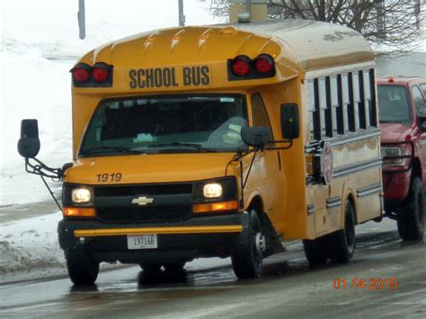 Chevrolet School Bus On Display Stock Editorial Photo
