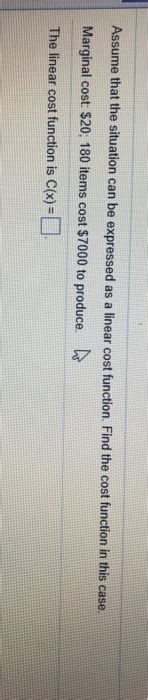 Solved Assume That The Situation Can Be Expressed As A