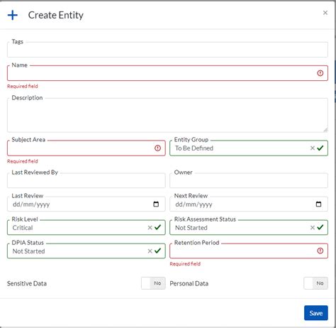 Data Quality User Documentation Hierarchy Overview And Entities