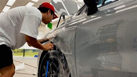 실시간 카니발 휀다ppf 시공 블루 틴팅 대한민국 탑클래스 Ppf전문점 브리즈코리아 Youtube