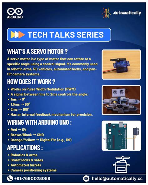 servomotor arduino embeddedsystems stemeducation iotprojects