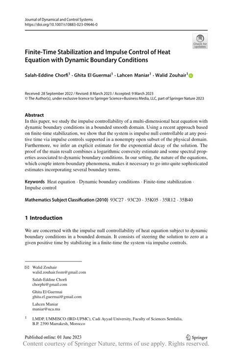 Finite Time Stabilization And Impulse Control Of Heat Equation With