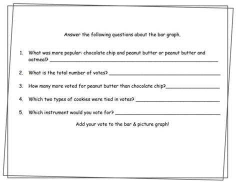 Comparing Picture And Bar Graphs Practice Worksheet By Simply Read With Me