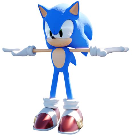 Sonic Frontiers Custom 3d Model Render In Blender By Starbrine2020 On Deviantart