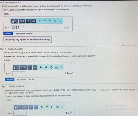 Solved Relative Motion Analysis Acceleration Learning Goal