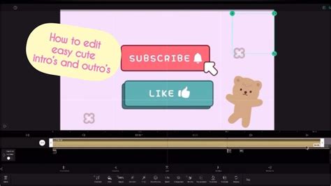 How To Edit A Easy Cute Aesthetic Youtube Intro And Outro Template Aesthetic Vlog Free To Use