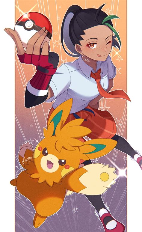 Nemona And Pawmot Pokemon And More Drawn By Mocacoffee Danbooru