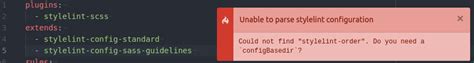 Could Not Find Stylelint Order Issue Bjankord Stylelint Config Sass Guidelines GitHub