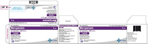 Meropenem Package Insert