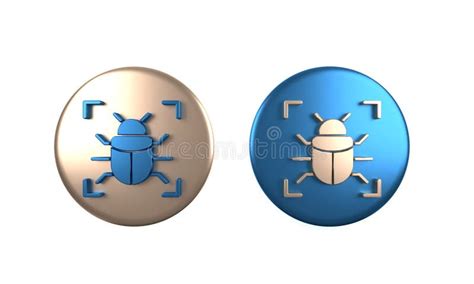 Colorful System Bug Concept Icon Isolated On White Background Code Bug