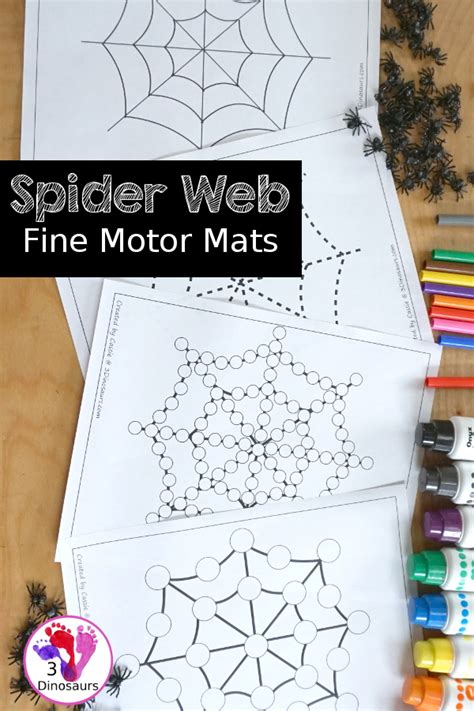 Spider Web Cut Out Template
