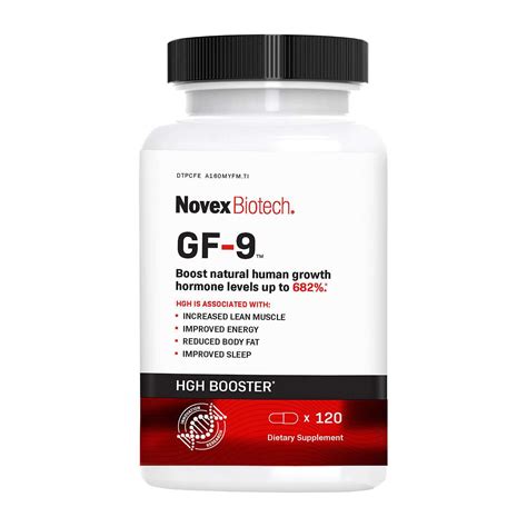 Novex Biotech Gf 9 Human Growth Hormone Supplement Gnc