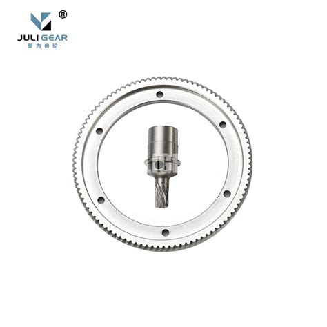 Oem Custom Heavy Duty Hollow Rotary Platform Gear Manufacturers Company Wenling Juli Gear Co