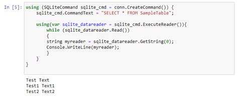 Eric Winnington Testing Sqlite In C Jupyter Notebook