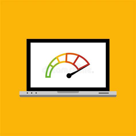 Website Speed Loading Time Web Browser With Speedometer Test Showing Fast Good Page Loading