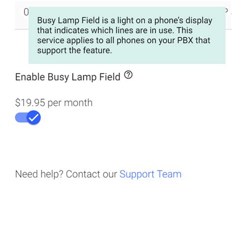 Enabling Busy Lamp Field OnSIP Support
