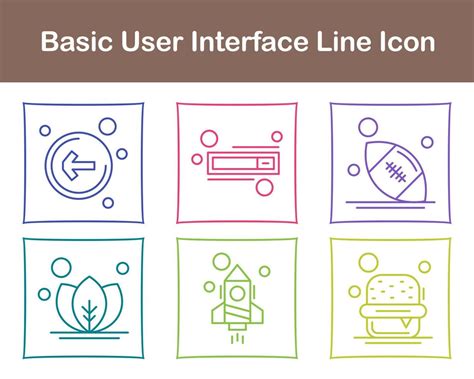Basic User Interface Vector Icon Set 21505726 Vector Art At Vecteezy