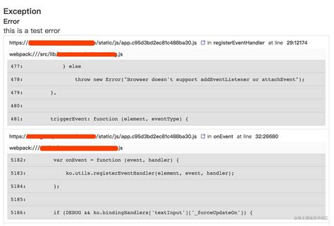 Using Sourcemap Library To Restore The Error Stack Data Analysis Section Of Front End