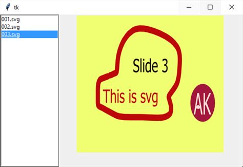 Tkinter To Show Svg Files Svgslider 10 Python Programming