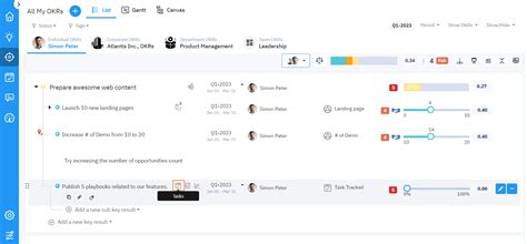 How To View The Completed Task Count In Task Tracked Key Result Qanda