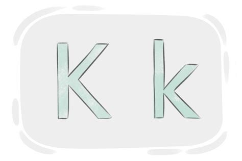 The Letter K In The English Alphabet Langeek