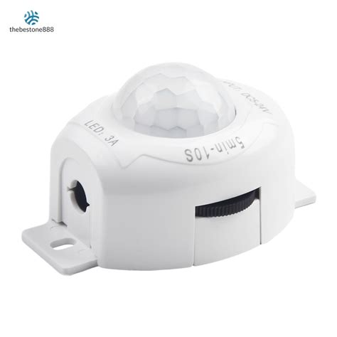 Thebest Pir Infrared Motion Sensor Detector Dc5 24v Auto On Off Timer Thebest Pir Infrared Motion Sensor Detector Dc5 24v Auto On Off Timer