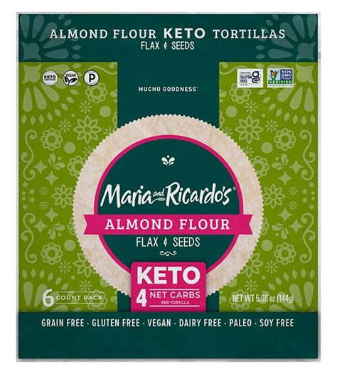 Maria And Ricardos Almond Flour Keto Tortillas
