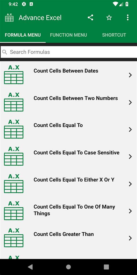 advance excel apk สำหรับ android ดาวน์โหลด