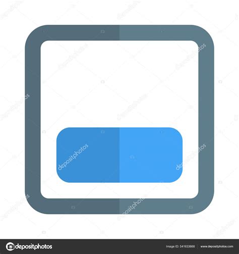 Bottom Alignment Setting Adjust Layout Footer Edit Position Button Stock Vector Image By