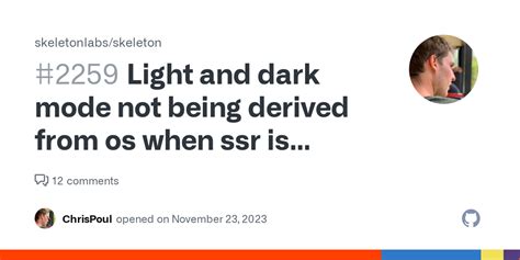 light and dark mode not being derived from os · issue 2259
