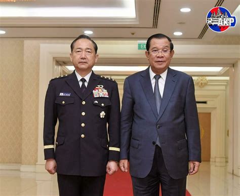 សម្តេចតេជោ ហ៊ុន សែន អនុញ្ញាតឱ្យអគ្គសេនាធិការចម្រុះកងទ័ពស្វ័យការពារជប៉ុន