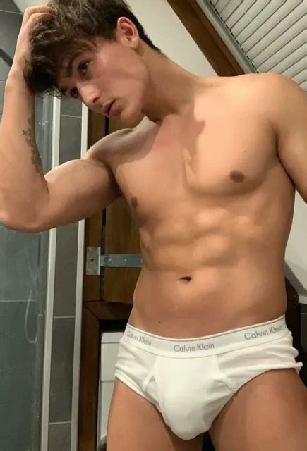 Shirtless Male Muscular Beefcake Ripped Muscle Hunk Arm Pits Abs Photo