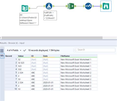 Importing Files With Different Columns Into One Fi Alteryx Community