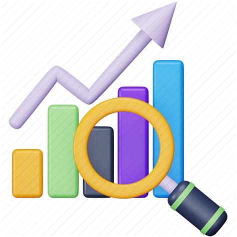 Data Analysis Growth Analytics Chart Increase Seo 3d Illustration Download On Iconfinder