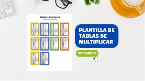 Hojas De Trabajo Con Tablas De Multiplicación Para Imprimir Gratis
