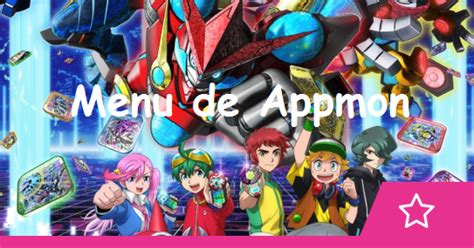 Nosso Menu De Appmon Está Completo ~ Pmd Acervo De Imagens De Digimon E Pokémon Plus