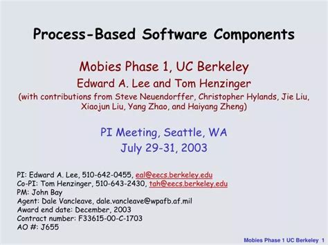 ppt process based software components powerpoint presentation free