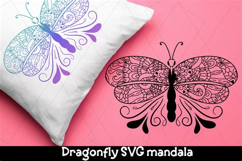 Mandala Dragonfly Svg With Patterns Graphic By Smirnova26051994